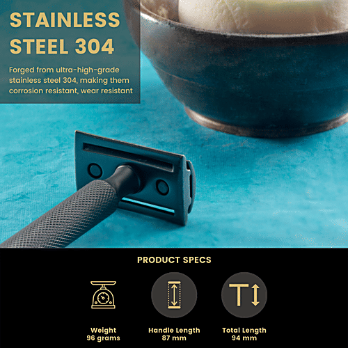 Buy Hajamat Scythe Double Edge Safety Razor - Stainless Steel 304 ...