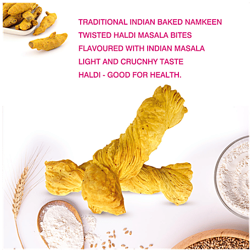 Buy POLKA Haldi Marori Khari Puff - Fresh & Crispy, Tea Time Snacks ...