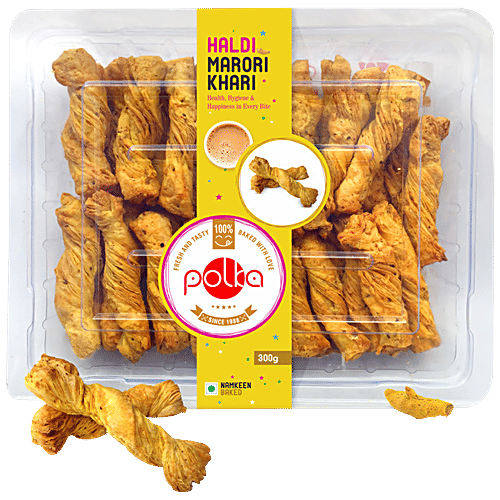 Buy POLKA Haldi Marori Khari Puff - Fresh & Crispy, Tea Time Snacks ...