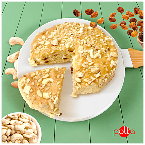 Buy POLKA Dry Fruit Vanilla Cake - Eggless, Soft & Fluffy Online at ...