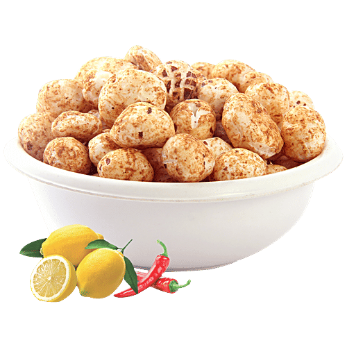 Buy POLKA Baked Makhana - Rich In Protein & Energy, Gluten Free, Lemon ...