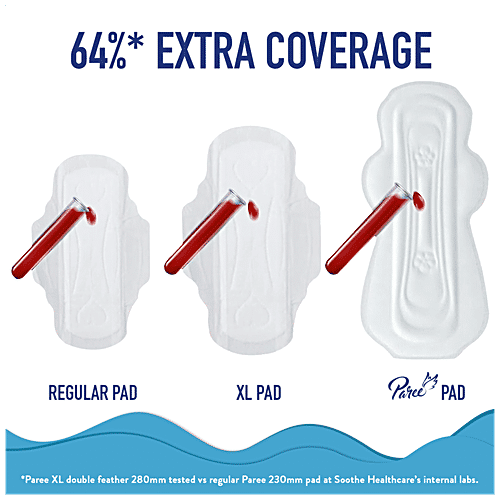 Buy Paree Super Ultra Dry Feel - XL, Tri-Fold Pads Online at Best Price ...