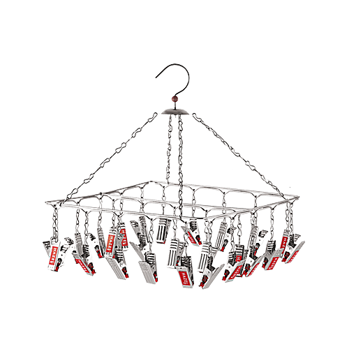 Buy Hazel Steel Square Hanger - With Clips, High Quality, Lightweight ...