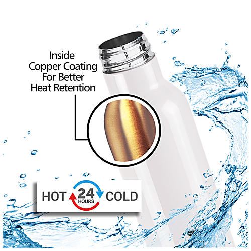 Buy Milton New Smarty 900 Thermosteel Bottle - Long Lasting, Leak Proof ...