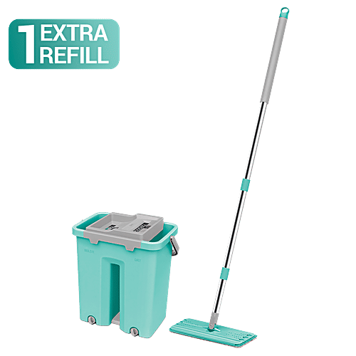 Buy Milton - Spotzero Flat Mop With Flexible Bristles - Plastic, With ...