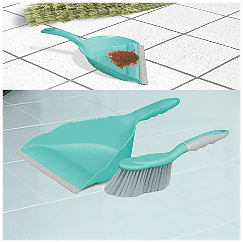 Buy Milton - Spotzero Dustpan & Brush Set - Comfortable Grip, Flexible ...