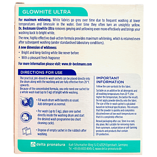 Buy Dr. Beckmann Glowhite Ultra - Provide Maximum Whitening, Ultimate ...