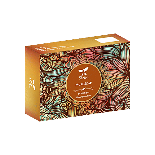 Buy Shrida Musk Soap - Filled With Aroma, Glycerin, For All Skin Online ...