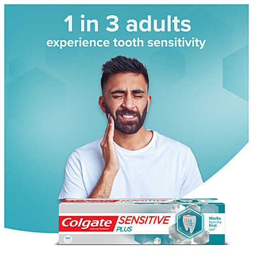 Buy Colgate Sensitive Plus Toothpaste - With Pro Argin Formula, For ...