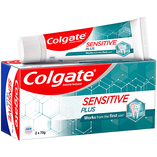 Buy Colgate Sensitive Plus Toothpaste - With Pro Argin Formula, For ...