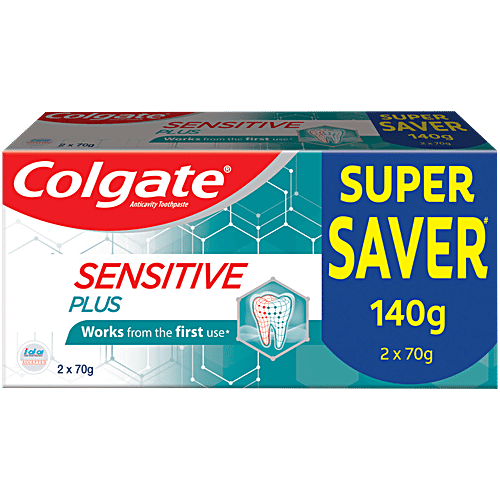 Buy Colgate Sensitive Plus Toothpaste - With Pro Argin Formula, For ...