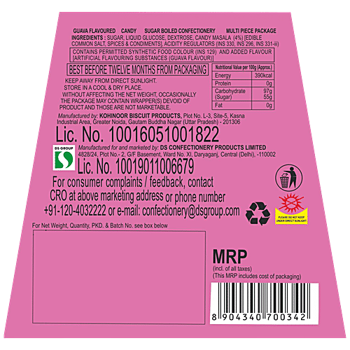 Buy Pulse Guava Candy - With Tangy Twist, Hard-Boiled Online at Best ...