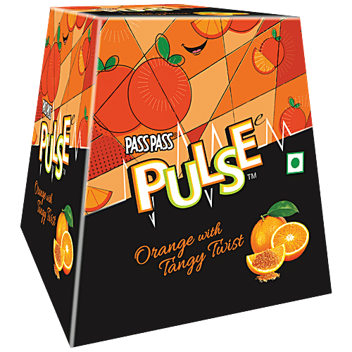 Buy Pulse Orange Candy - With Tangy Twist, Hard-Boiled Online at Best ...