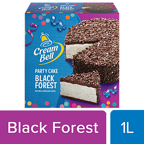 Buy Cream Bell Black Forest Ice Cream Cake - With Chocolate Flakes ...