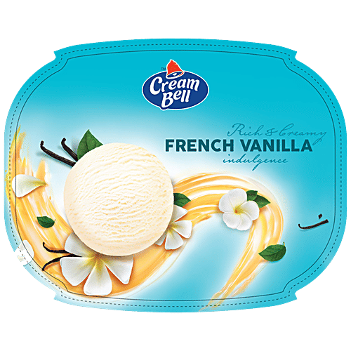 Buy Cream Bell Ice Cream - French Vanilla, Rich & Creamy Online at Best ...