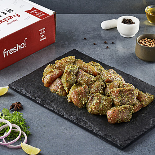 Buy fresho! Lush Hariyali Fish Tikka - Fresh & Juicy, Marinated, Ready ...