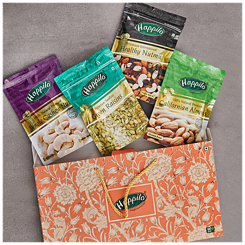 Buy Happilo Dry Fruit Celebrations Gift Box - Hibiscus Online at Best ...