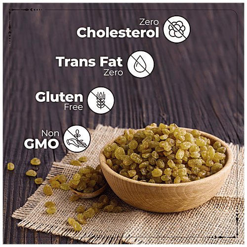 Buy Happilo Premium Seedless Green Raisins - Value Pack Online at Best ...