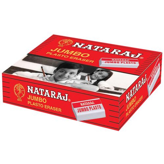 Buy Nataraj Jumbo Plasto Eraser - Non-Toxic, Dust Free Online at Best ...
