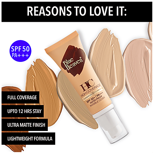 Buy Blue Heaven High Coverage Foundation Online at Best Price of Rs 200 ...