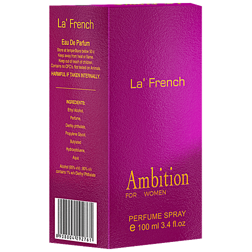 Buy La' French Ambition Perfume Spray Eau De Parfum - Long Lasting ...
