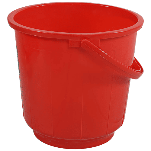 Buy Cello Plastic Super Bucket - Red, Delux 5001 Online at Best Price ...