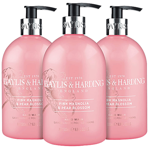 Buy Baylis & Harding Hand Wash Liquid - Pink Magnolia Hand Wash With ...