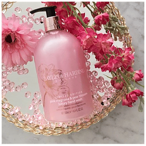 Buy Baylis & Harding Hand Wash Liquid - Pink Magnolia Hand Wash With ...