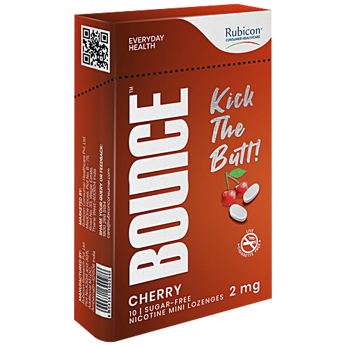 Buy Bounce Nicotine Mini Lozenges 2mg Tablets - Cherry Online at Best ...