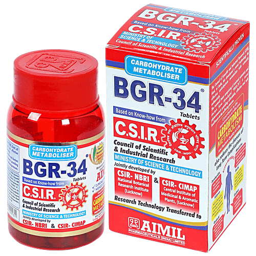 Buy Aimil BGR-34 Tablets - For Boosts Body System & Vital Organ Online ...
