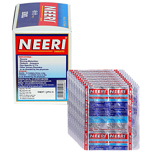 Buy AIMIL Neeri Tablets - Burning Micturition, Ayurvedic Formula, For ...