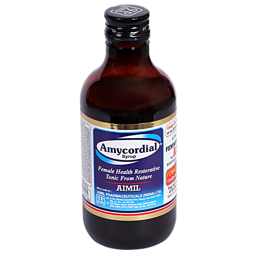 Buy AIMIL Amycordial Syrup - For Women's Health, Provides Strength ...