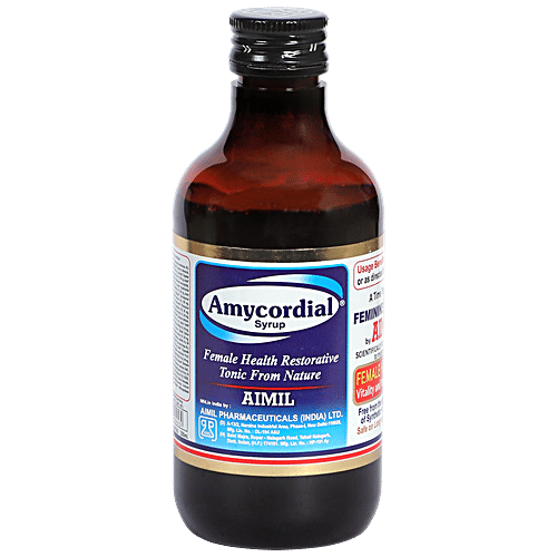 Buy Aimil Amycordial Syrup - For Women's Health, Provides Strength ...