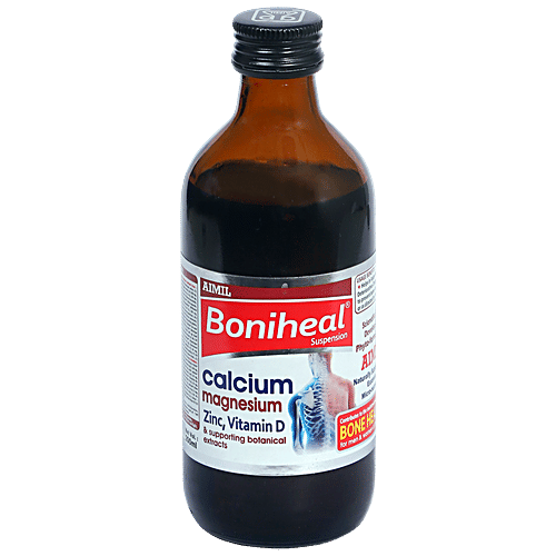 Buy AIMIL Boniheal Suspension Syrup - For Strong Bones Online at Best ...