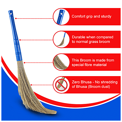 Buy Kleeno by Cello Premier No Dust Broom - Extra Long, High Quality ...