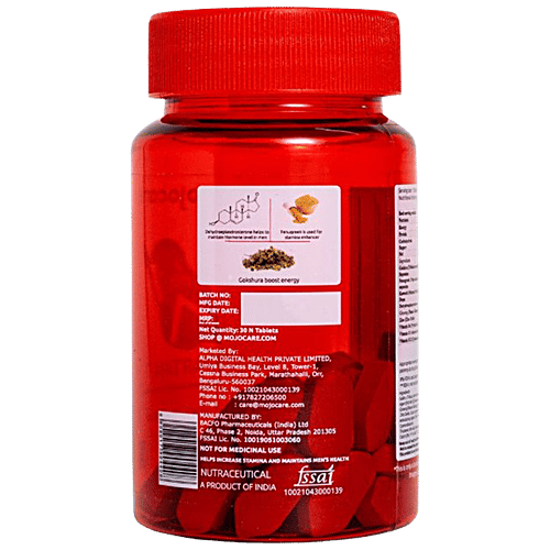 Buy Mojocare Spartan Tablets - Gokshura, Fenugreek, DHEA, Vitamin B & D ...