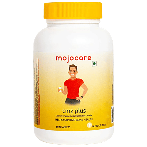 Buy Mojocare CMZ Plus Tablets - Calcium, Magnesium, Zinc & Hadjod ...