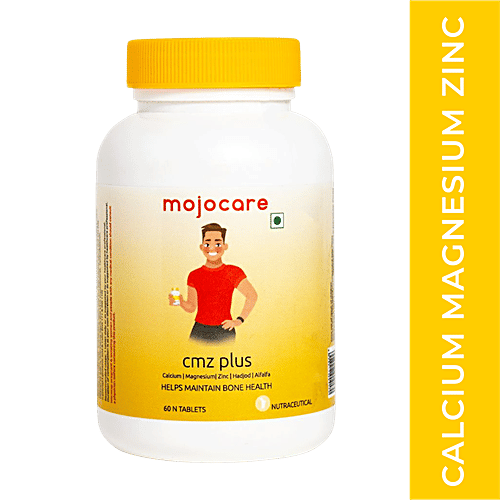 Buy Mojocare CMZ Plus Tablets - Calcium, Magnesium, Zinc & Hadjod ...