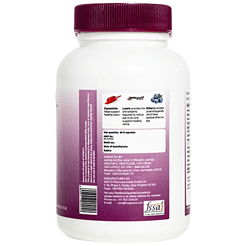 Buy Mojocare Perfect Vision Capsules - With Vitamin A, C, E & Lutein ...