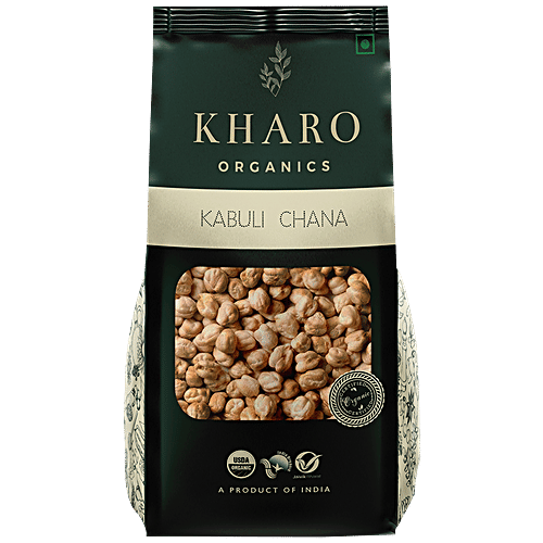 Buy Kharo Organics Kabuli Chana/Chickpea - Organic, Non GMO, High In ...