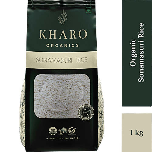 Buy Kharo Organics Sonamasoori Rice - Organic, Non GMO, High In ...