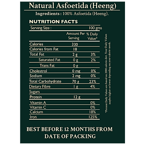 Buy Kharo Organics Heeng/Asfoetida Powder - Organic Online at Best ...
