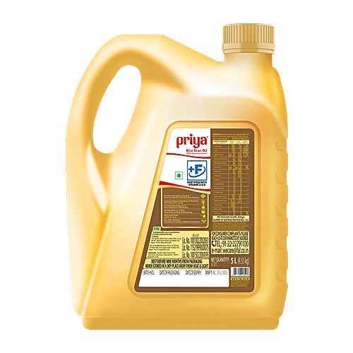 Buy Priya Rice Bran Oil - 100% Physically Refined Online at Best Price of Rs 792 - bigbasket