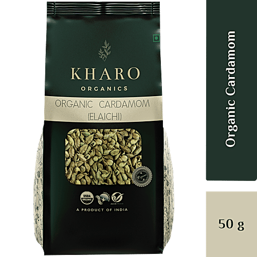 Buy Kharo Organics Cardamom/Elaichi - Certified Organic, High Quality ...