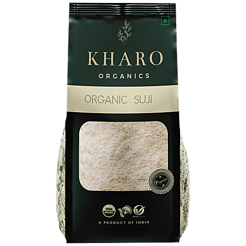 Buy Kharo Organics Suji/Semolina - Certified Organic, Healthy, Fibre ...
