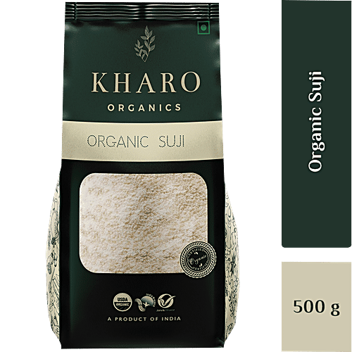 Buy Kharo Organics Suji/Semolina - Certified Organic, Healthy, Fibre ...