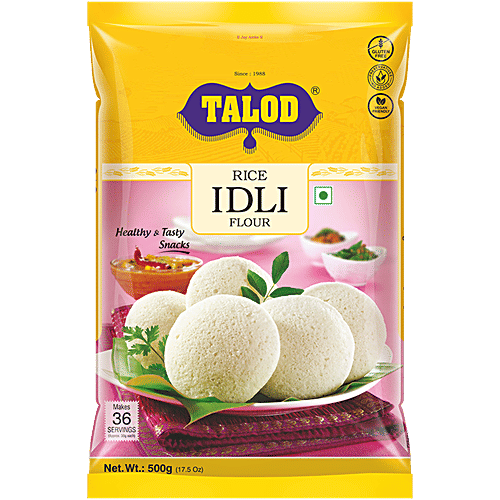 Buy TALOD Rice Idli Flour - Healthy & Tasty, Makes 36 Servings Online ...