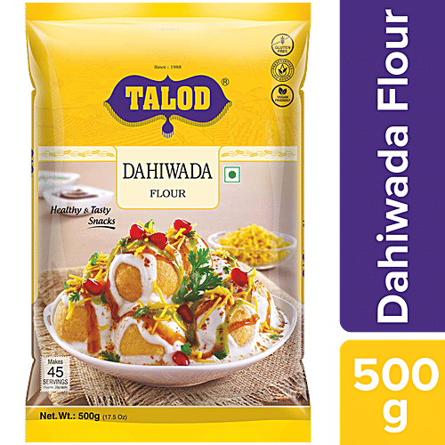Buy Talod Dahiwada Flour - Healthy & Tasty, Makes 45 Servings Online at ...
