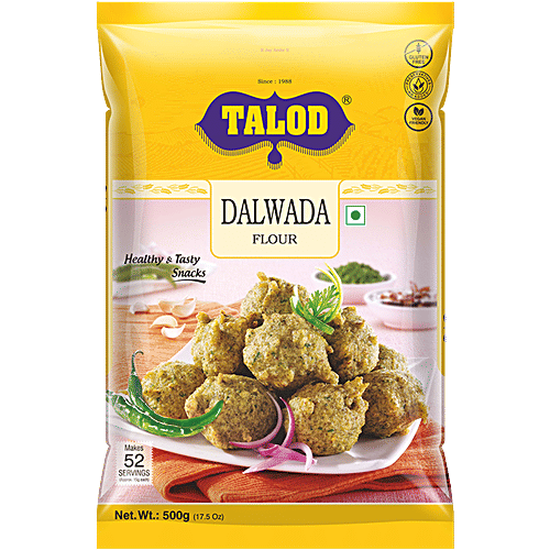 Buy TALOD Dalwada Flour - Healthy & Tasty, Makes 52 Servings Online at ...