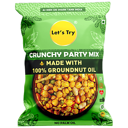 Buy Let's Try Crunchy Party Mix - Made With 100% Ground Nut Oil Online ...